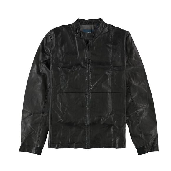 Perry Ellis | Jackets & Coats | Perry Ellis Mens Faux Leather Fullzip ...